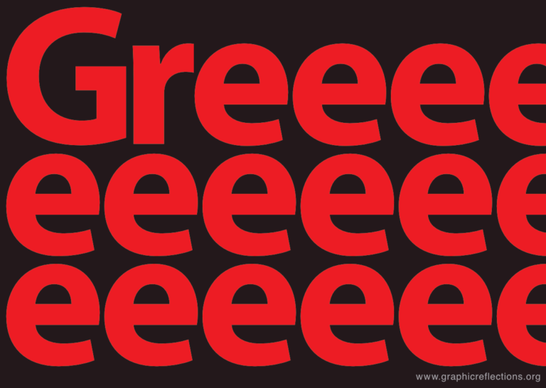 Conceptual Typography About Greed | Graphic Reflections